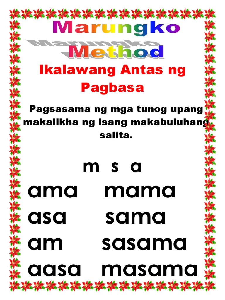 Marungko Method | PDF