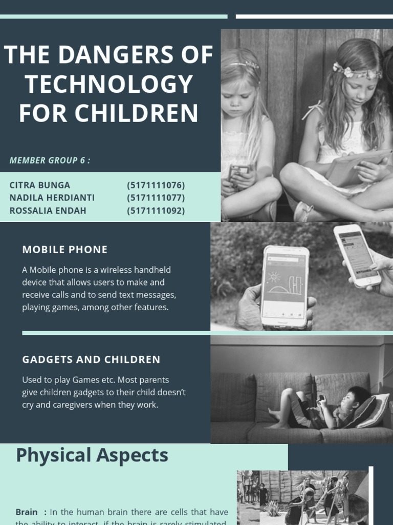 The Dangers of Technology For Children | PDF