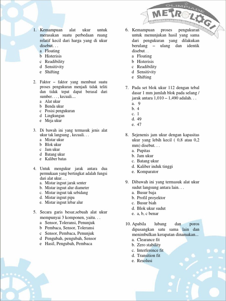 Soal | PDF | Teknologi & Rekayasa