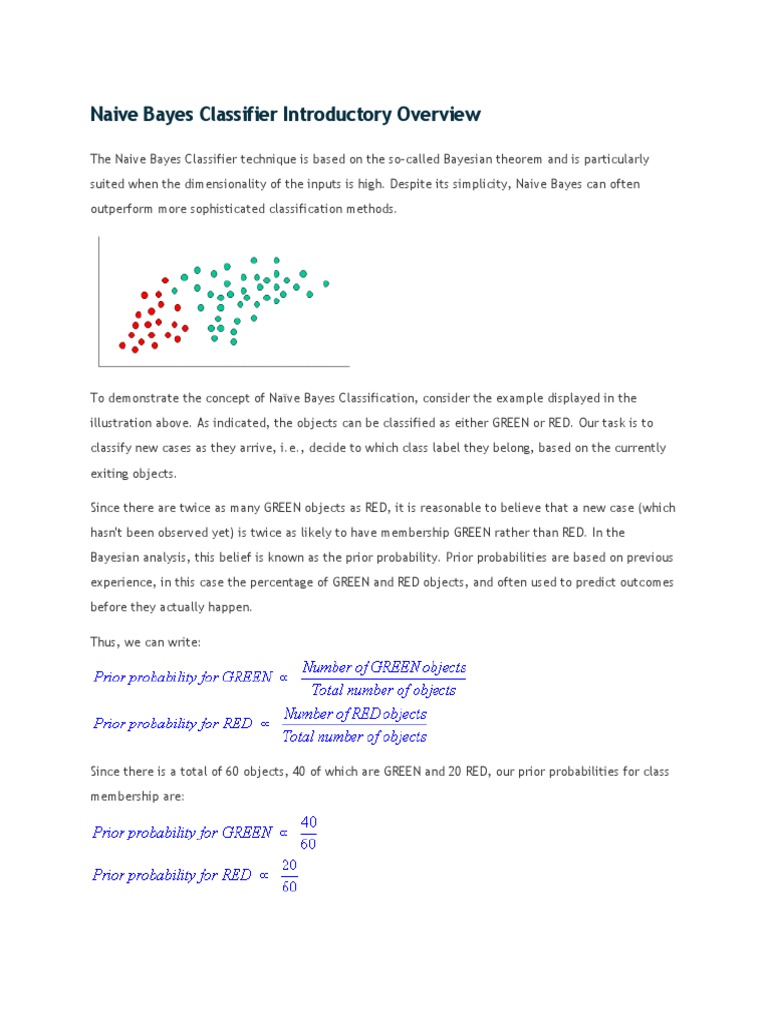 An Intuitive Introduction to Naive Bayes Classification Through Visual ... An Intuitive Introduction to Naive Bayes Classification Through Visual ...