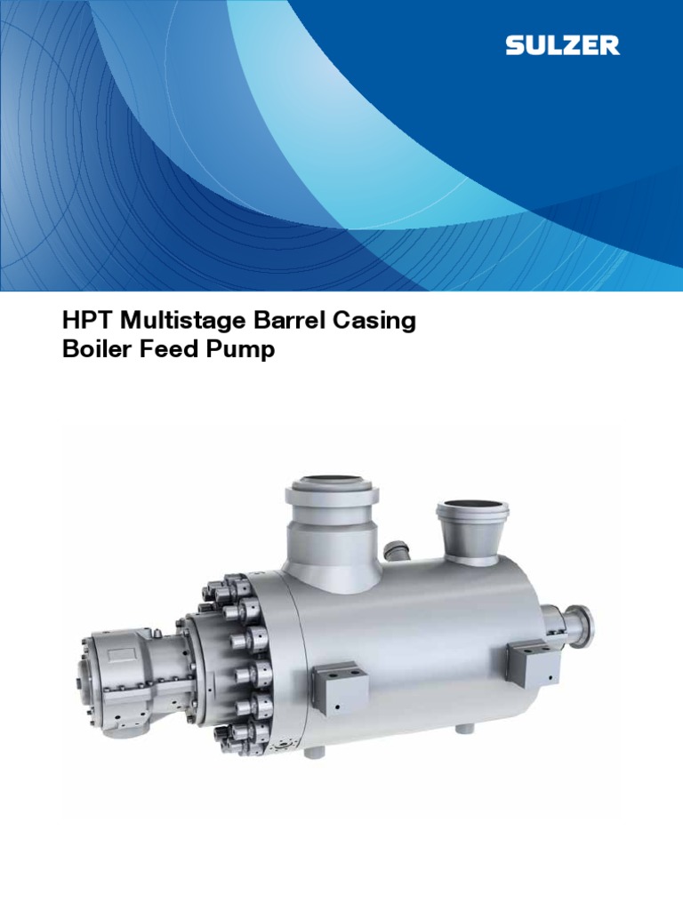 HPT Multistage Barrel Casing E00616 | PDF | Bearing (Mechanical) | Pump