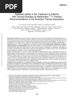 Iodine-131 Safety Guidelines | PDF | Radioactive Contamination | Iodine
