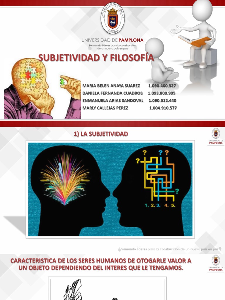Subjetividad y Filosofia | PDF | Subjetividad | Realidad