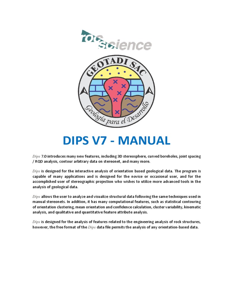 Dips 7 manual - introduction to new features | PDF | Contour Line ...