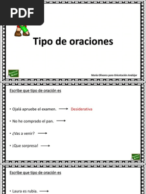 Tipos De Oraciones Clip Art