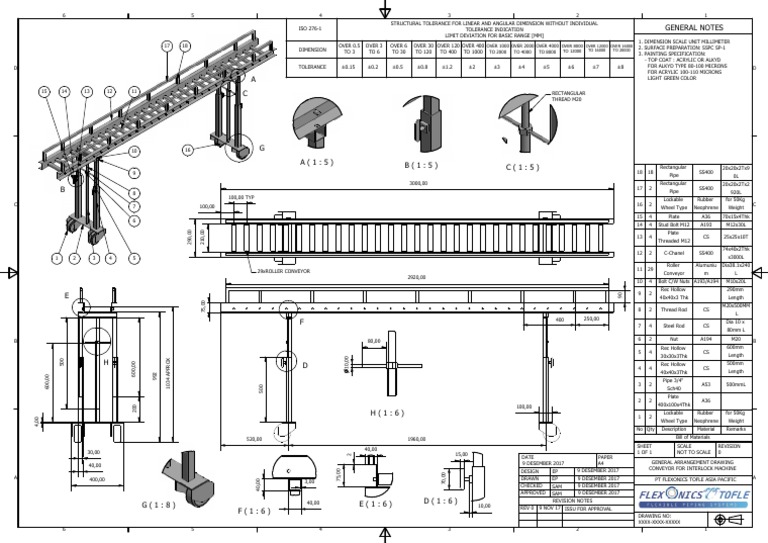 Conveyor Interlock Hose Opt 3 | PDF | Engineering Tolerance ...