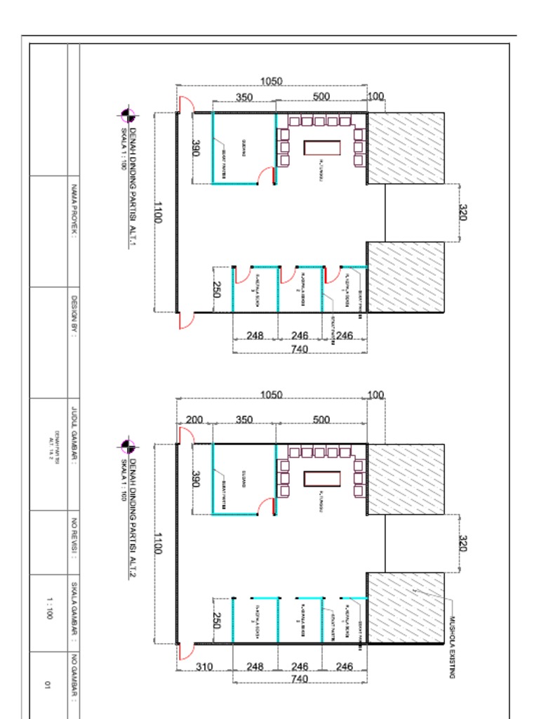 Denah Partisi PDF | PDF