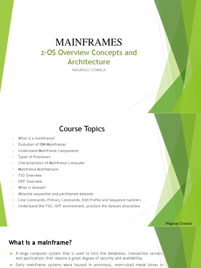 Z OS ISPF Day 1 | PDF | Mainframe Computer | Operating System