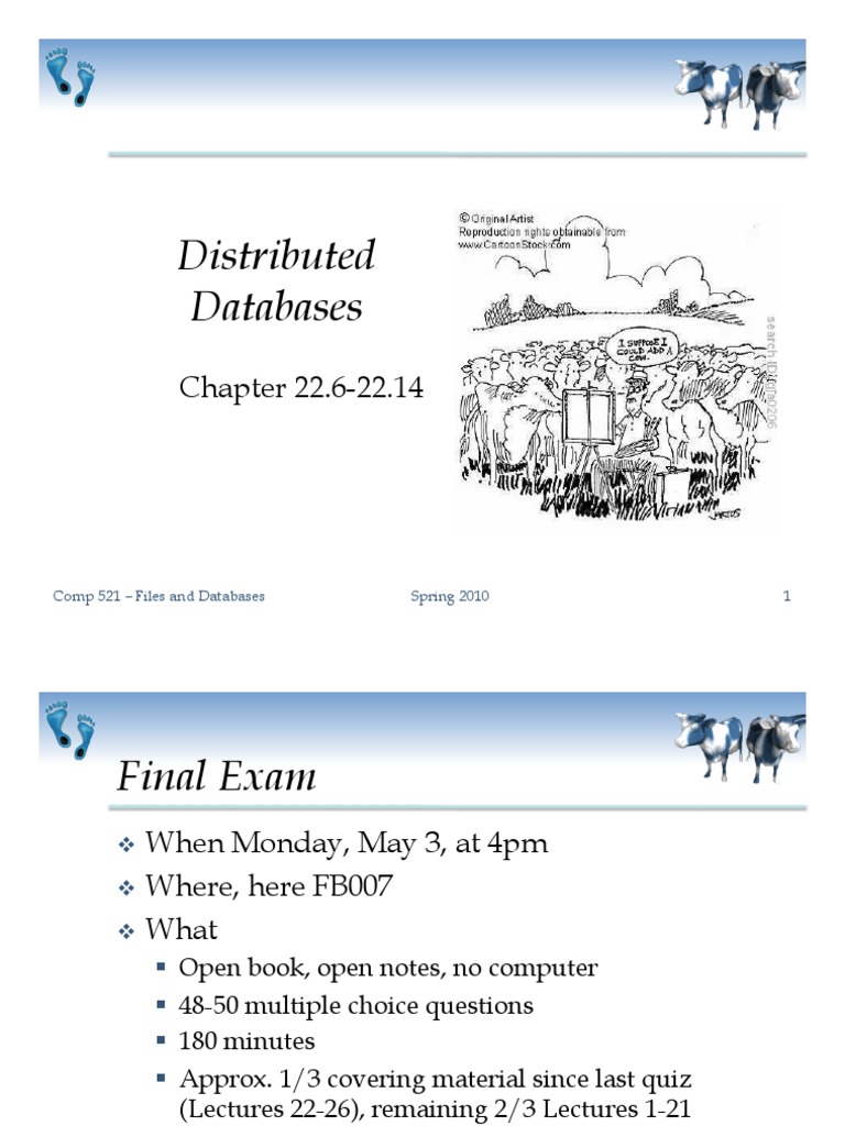 Distributed Databases: Chapter 22.6-22.14 | PDF | Replication (Computing) | Databases