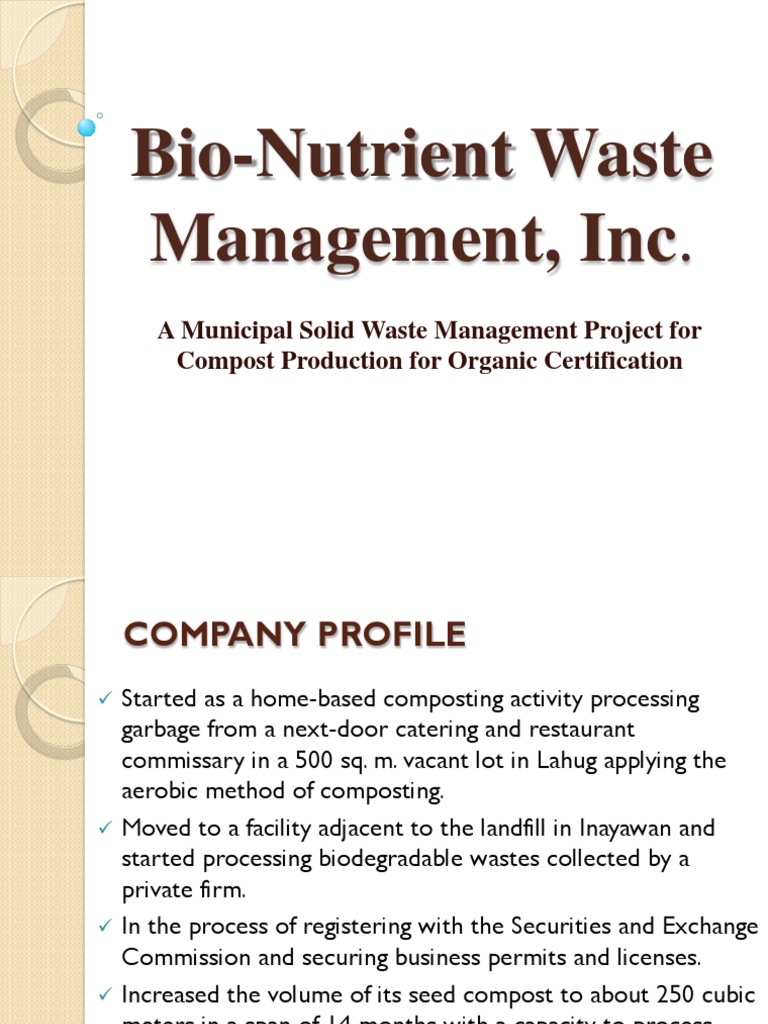 Nutrient Waste | PDF | Compost | Biodegradation