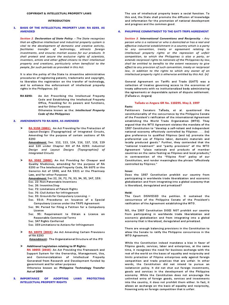 Declaration of State Policy. - The State Recognizes International ...