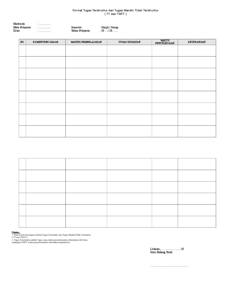 Format TMT TMT | PDF