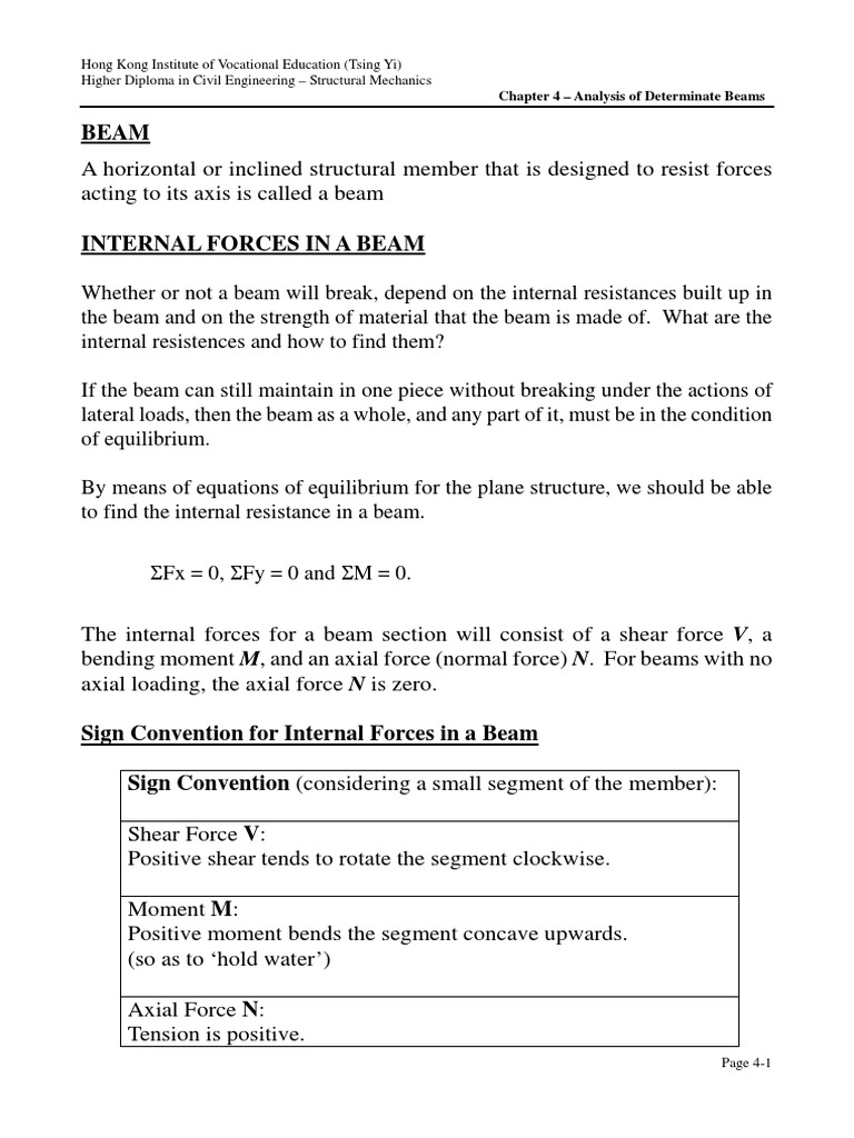 4 - Beam | PDF | Bending | Beam (Structure)