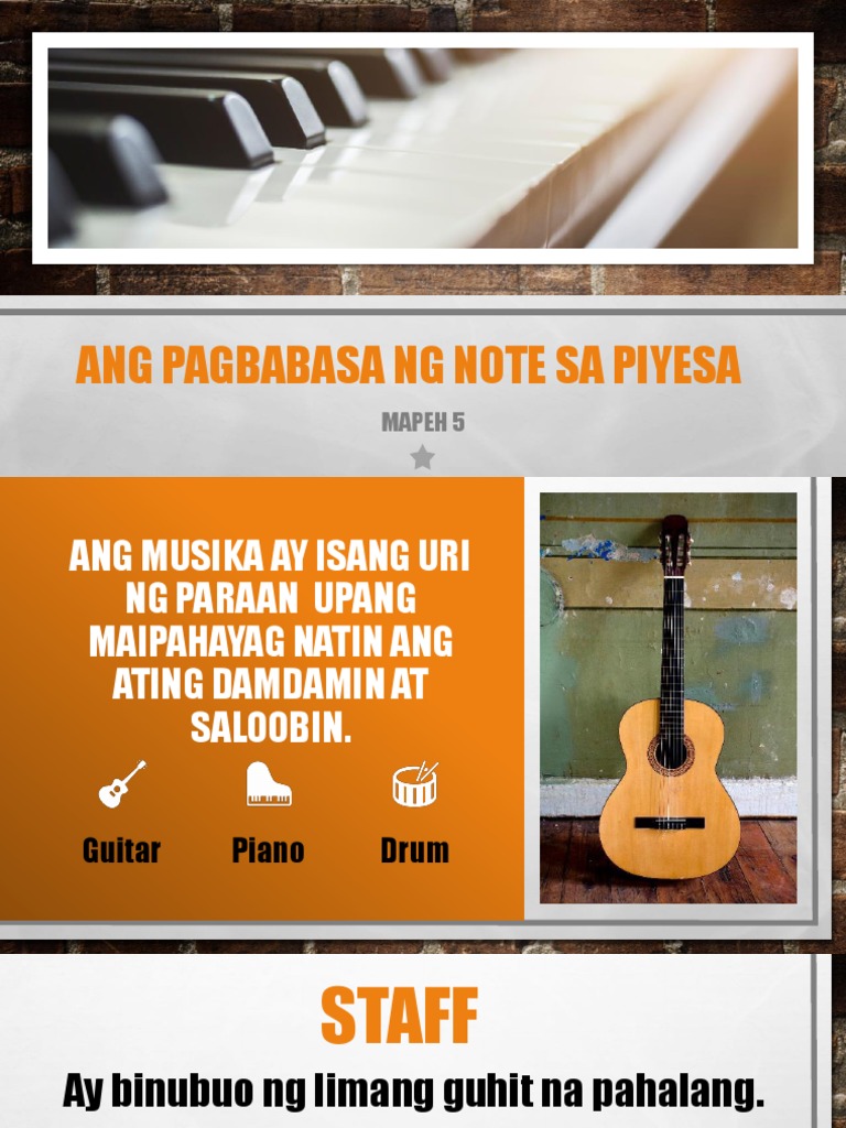 Pagbabasa NG Nota Sa Pyesa | PDF