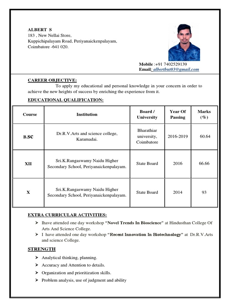 Albert Resume | PDF | Cognitive Science | Behavior Modification