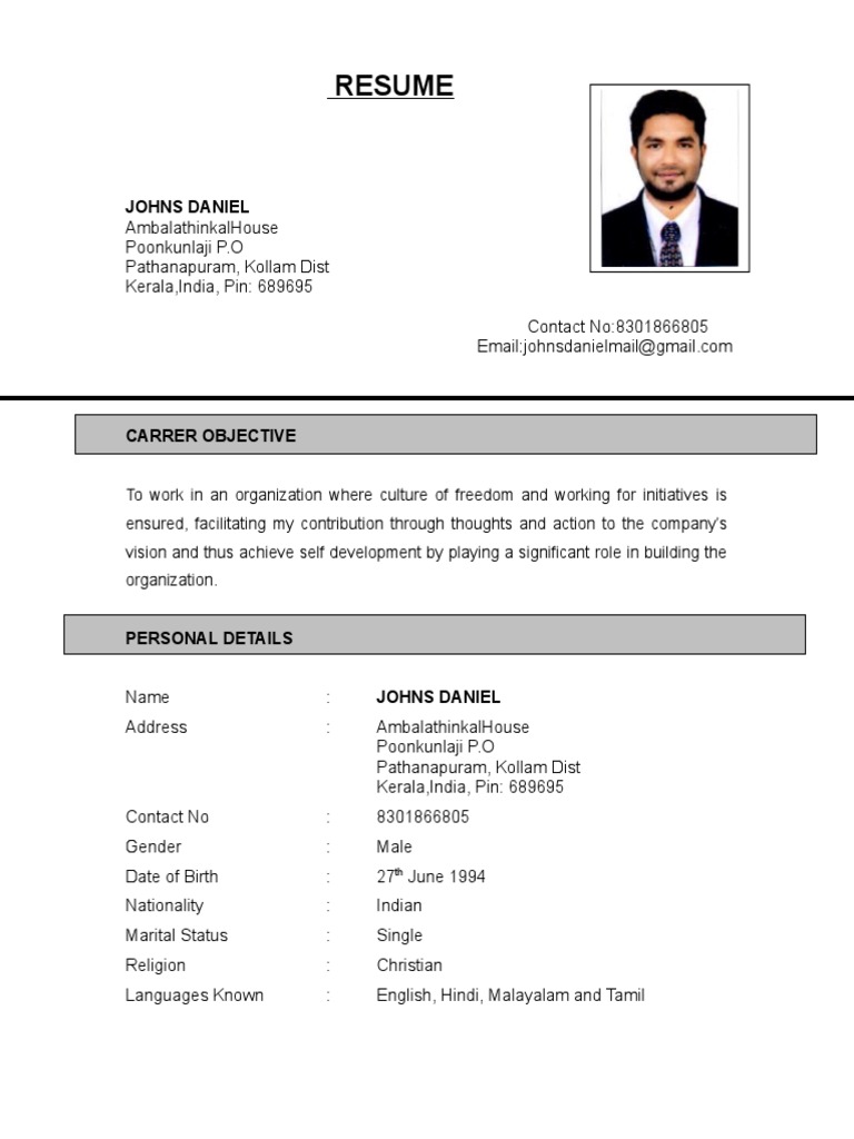 A Well-Rounded Resume: Seeking a Role to Apply Skills in Analysis ...