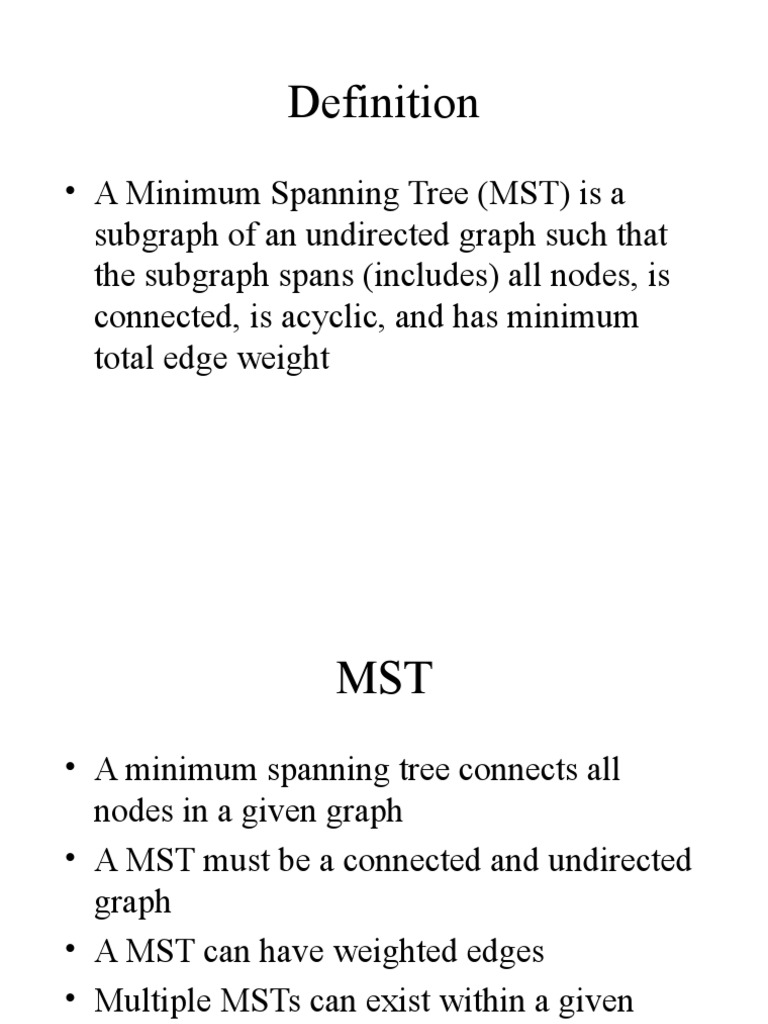 MST Final | PDF | Algorithms | Computer Programming