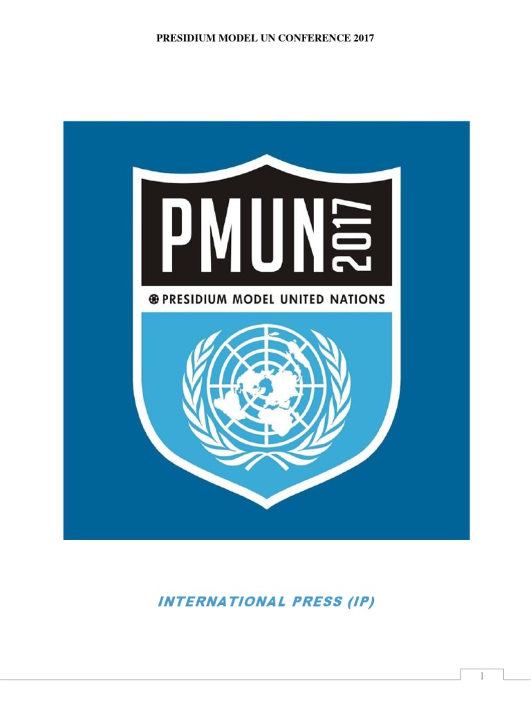 Background Guide IP | PDF | Journalism | Percentage