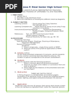 Detailed Lesson Plan (Wiring Diagram) | PDF | Electrical Wiring ...