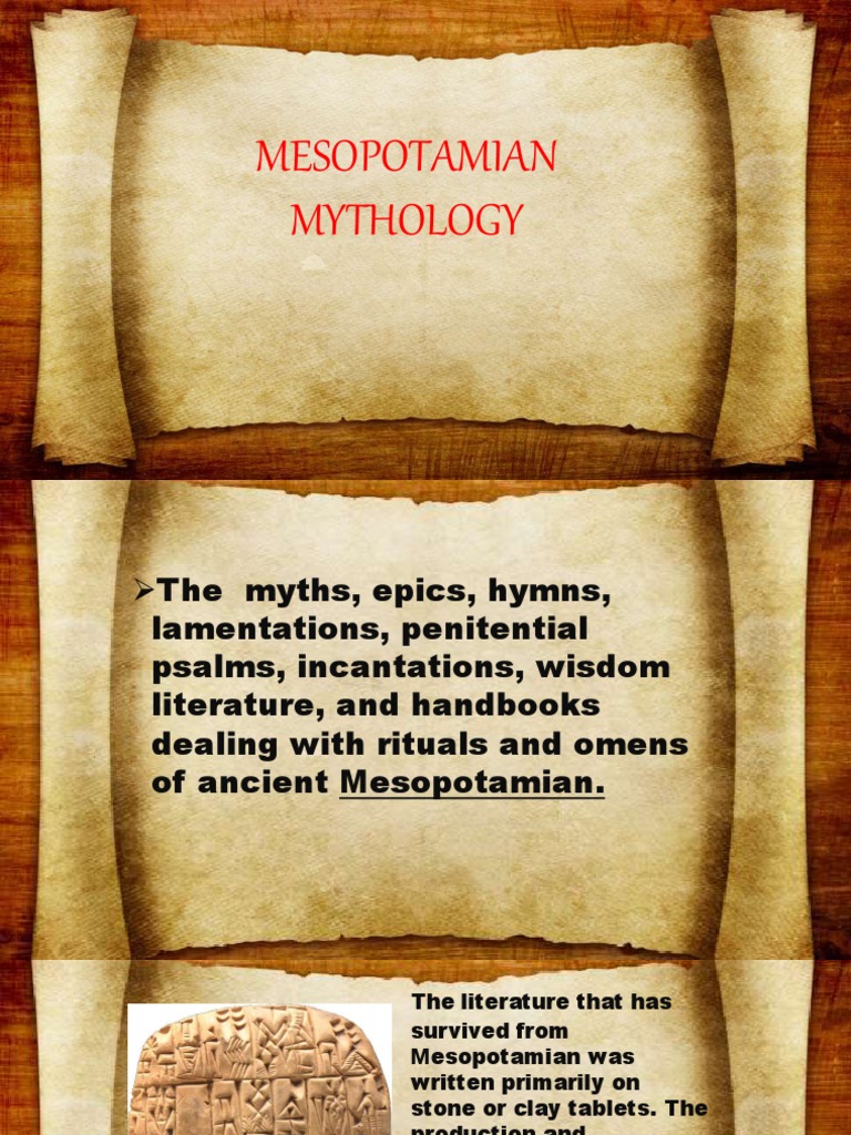 Mesopotamian Literature | PDF | Mesopotamian Mythology | Deities