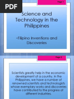 20 Filipino Scientist and Their Contributions | PDF | Science & Mathematics