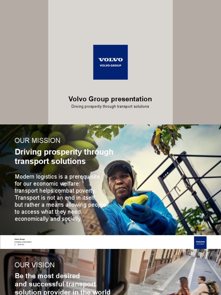 Volvo Group: Mission and Offerings Overview | PDF | Truck | Bus