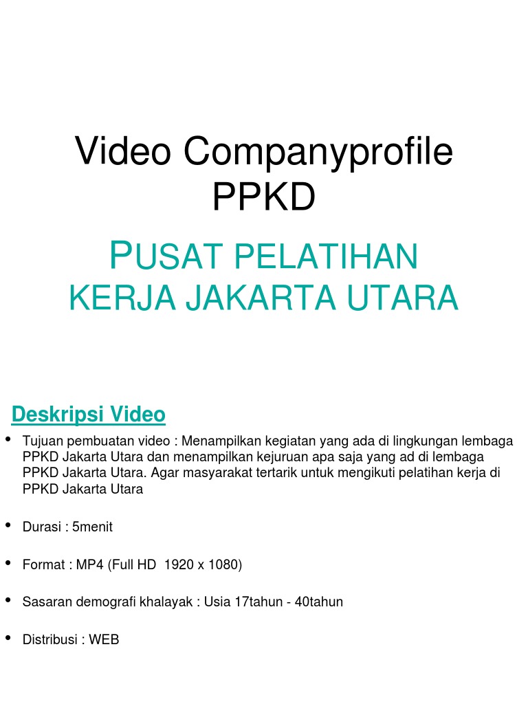 Contoh Script Video Editing | PDF