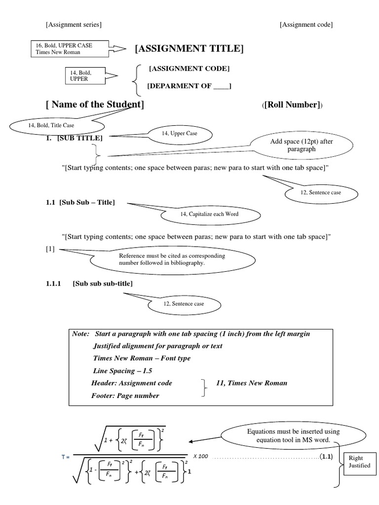 (Assignment Title) : (Assignment Code) (Deparment of - ) | Download ...
