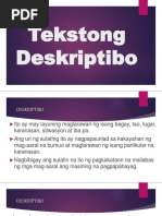 Ang Pagsulat NG Paglalarawan Ay Maaaring Subhetibo o Obhetibo | PDF