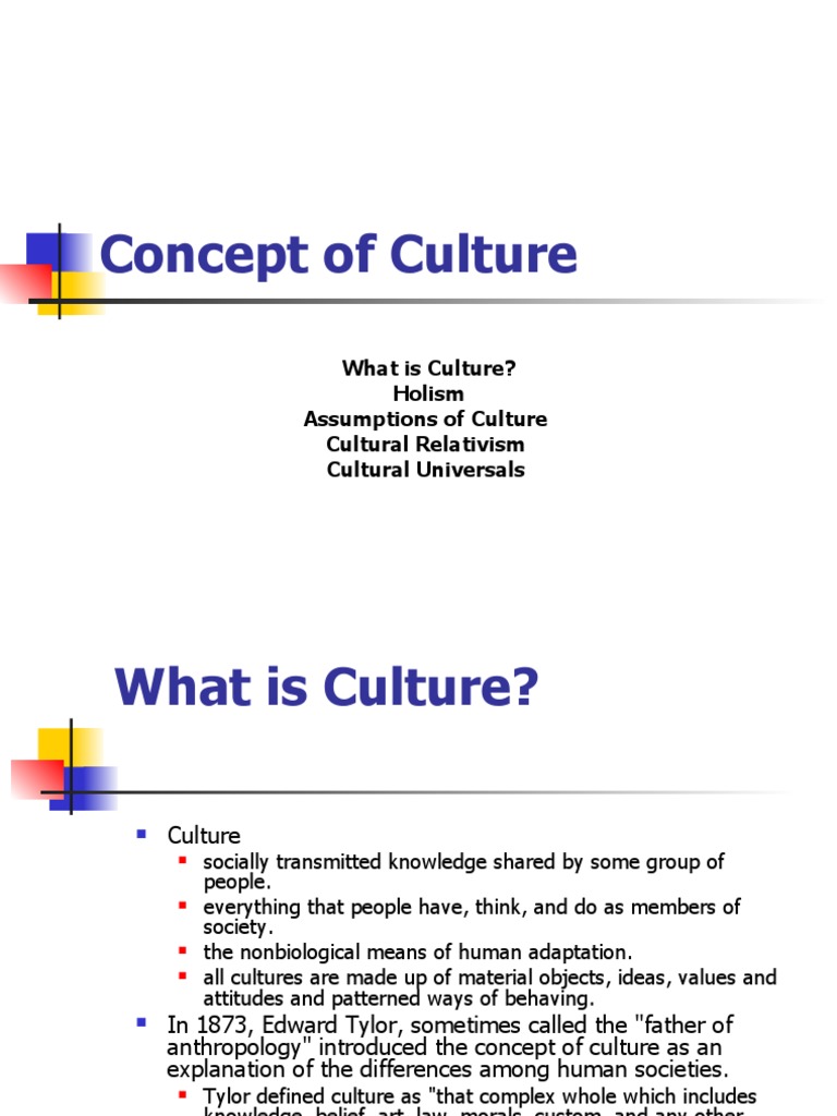 Concept of Culture | Download Free PDF | Holism | Anthropology