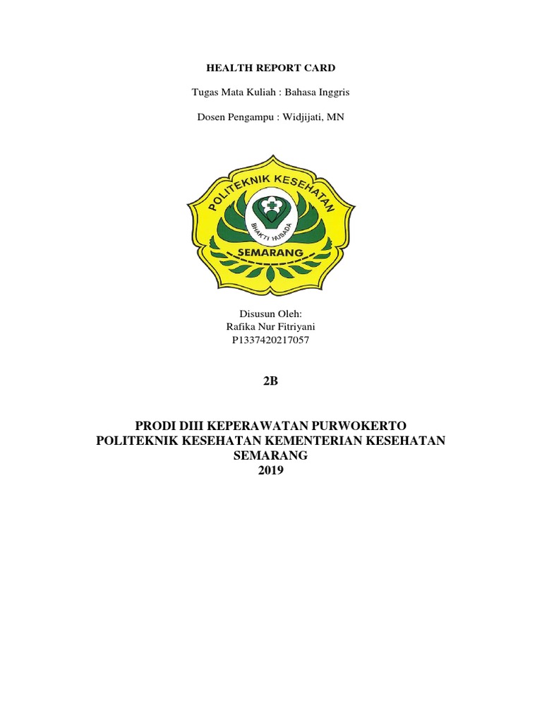 Health Report Card Provides Snapshot of Health Actions | PDF | Health ...