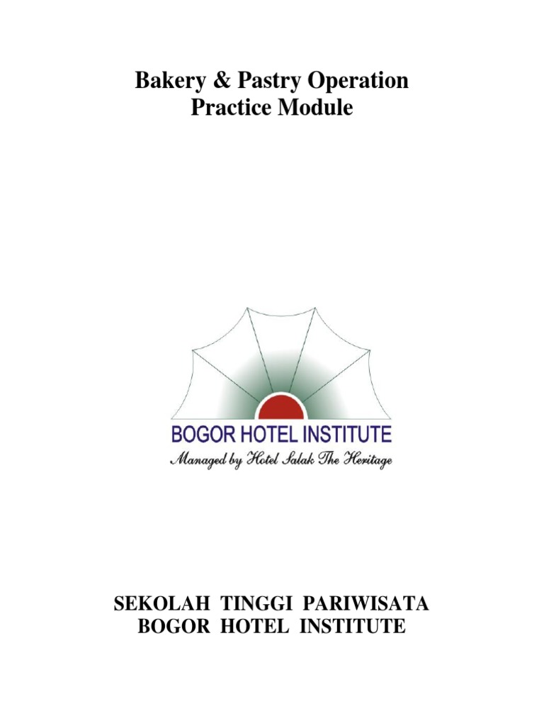 Bakery and Pastry Practicum Modul | PDF | Cakes | Dough