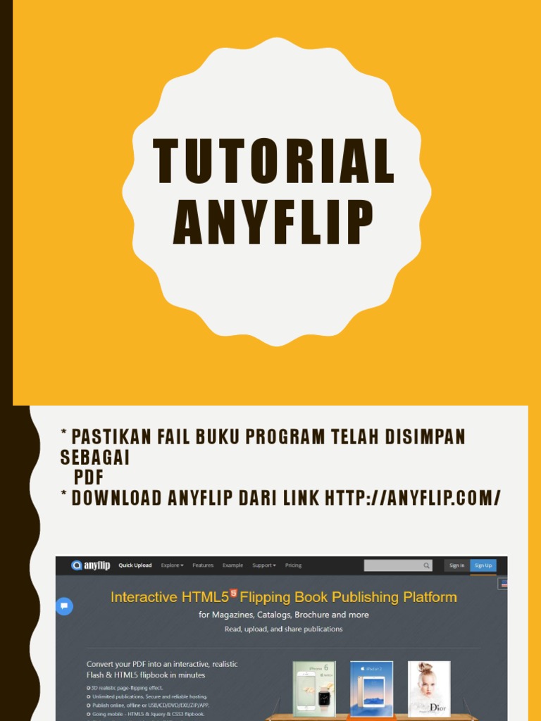 Tutorial Anyflip | PDF