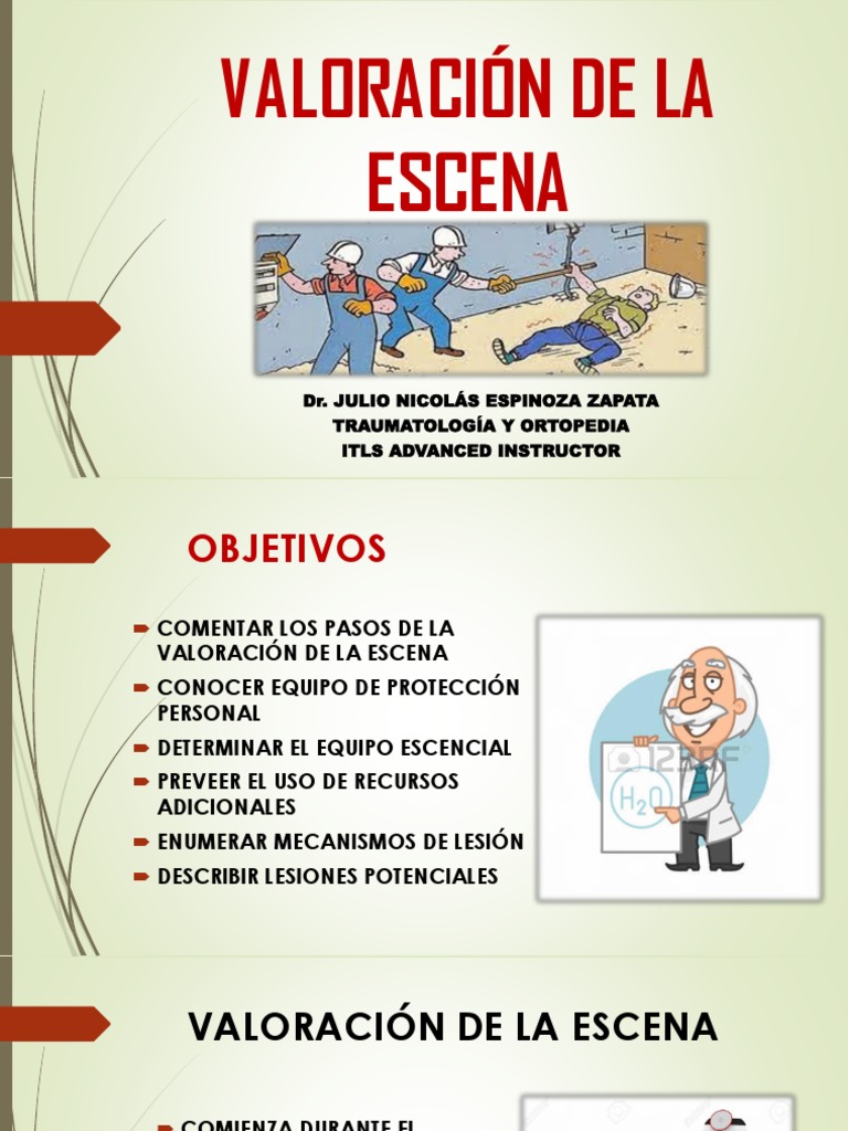Valoración de La Escena-1 | PDF | Medicina CLINICA | Especialidades Medicas