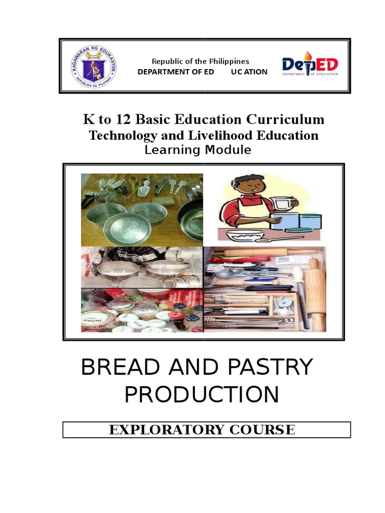 K To 12 Bread and Pastry Learning Module | PDF | Baking | Cakes