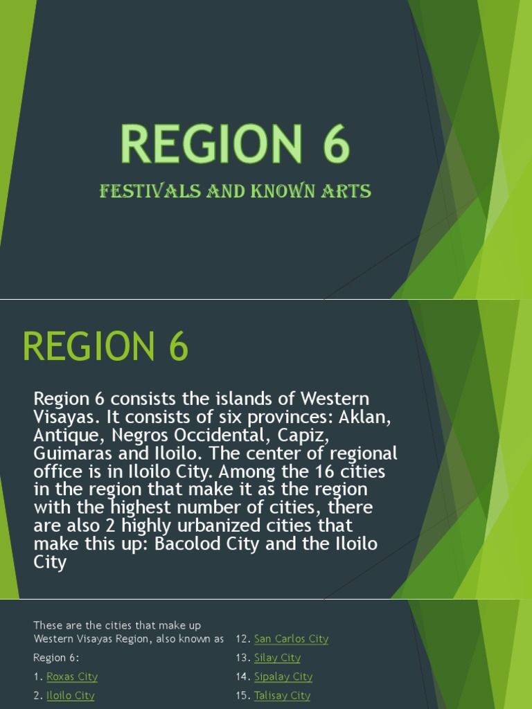 Arts and Festivals of Region 6 | PDF