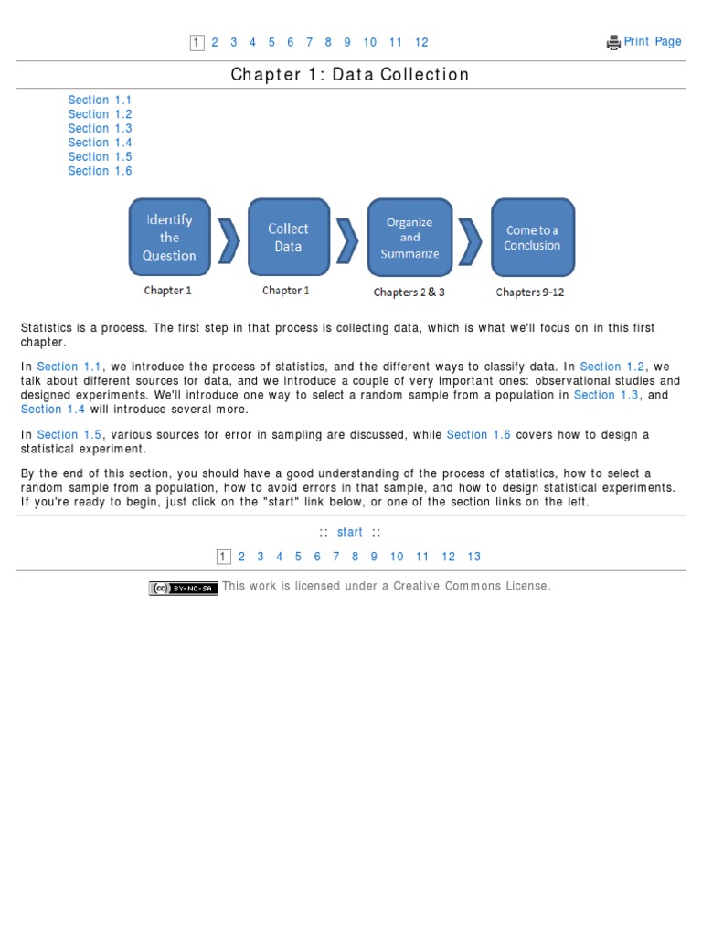 Chapter 1 | PDF | Sampling (Statistics) | Experiment