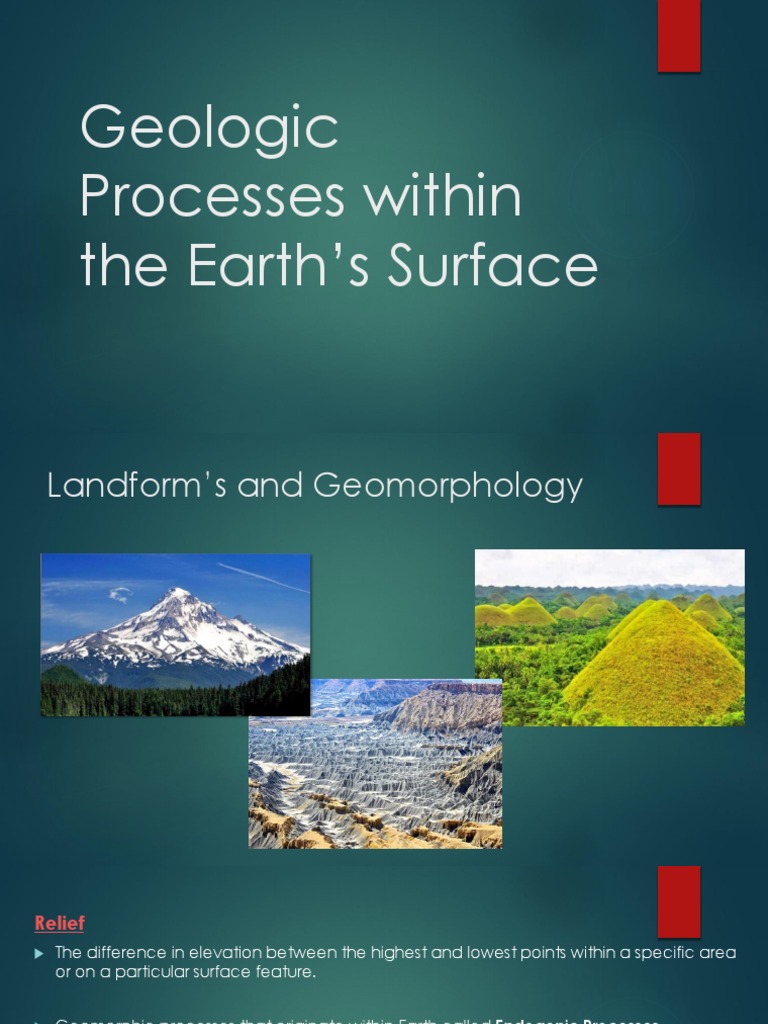 Geologic Processes Within The Earth's Surface | PDF | Fault (Geology ...