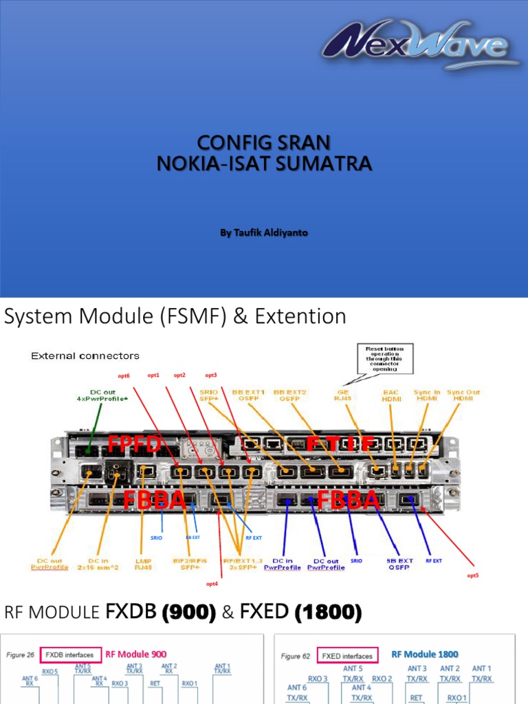 Wiring Hardware Sran Nokia Indosat | PDF | Telecommunications ...