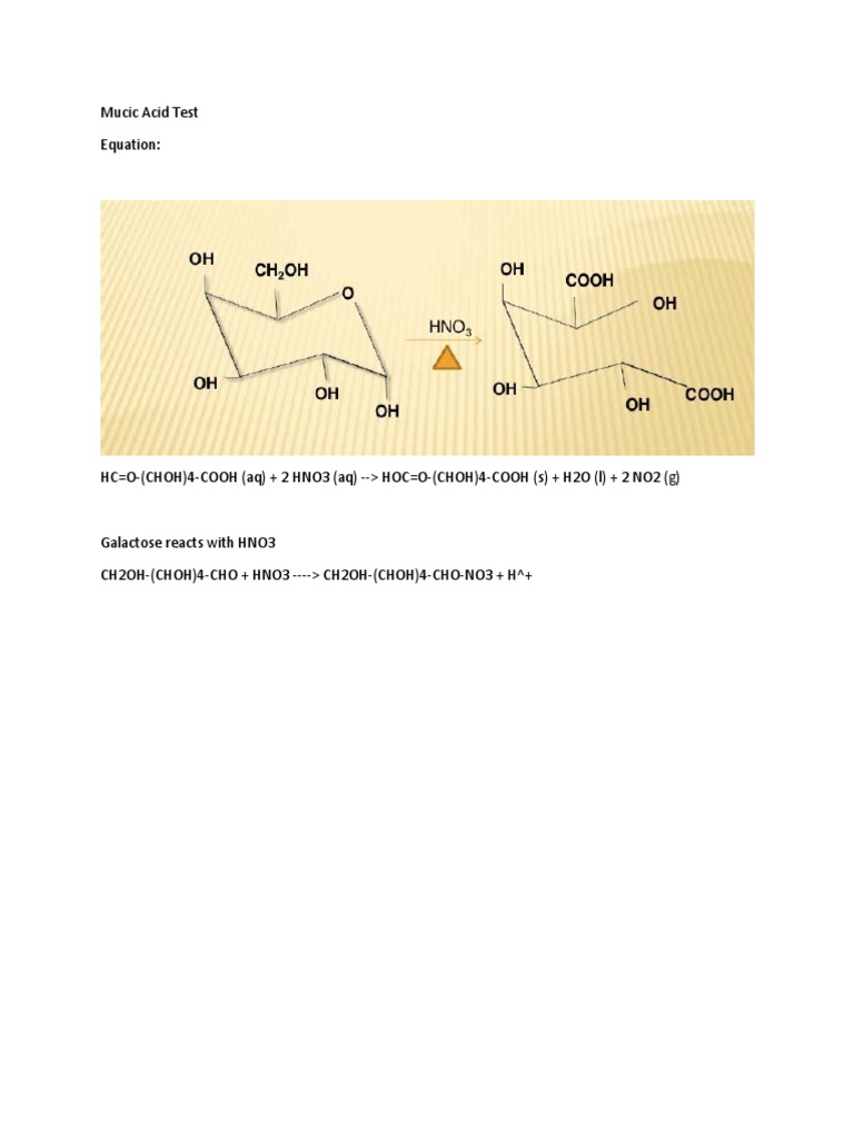 Mucic Acid | PDF