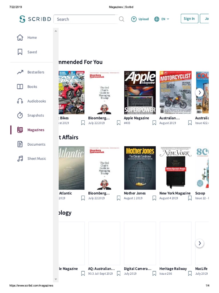 Magazines - Scribd | PDF