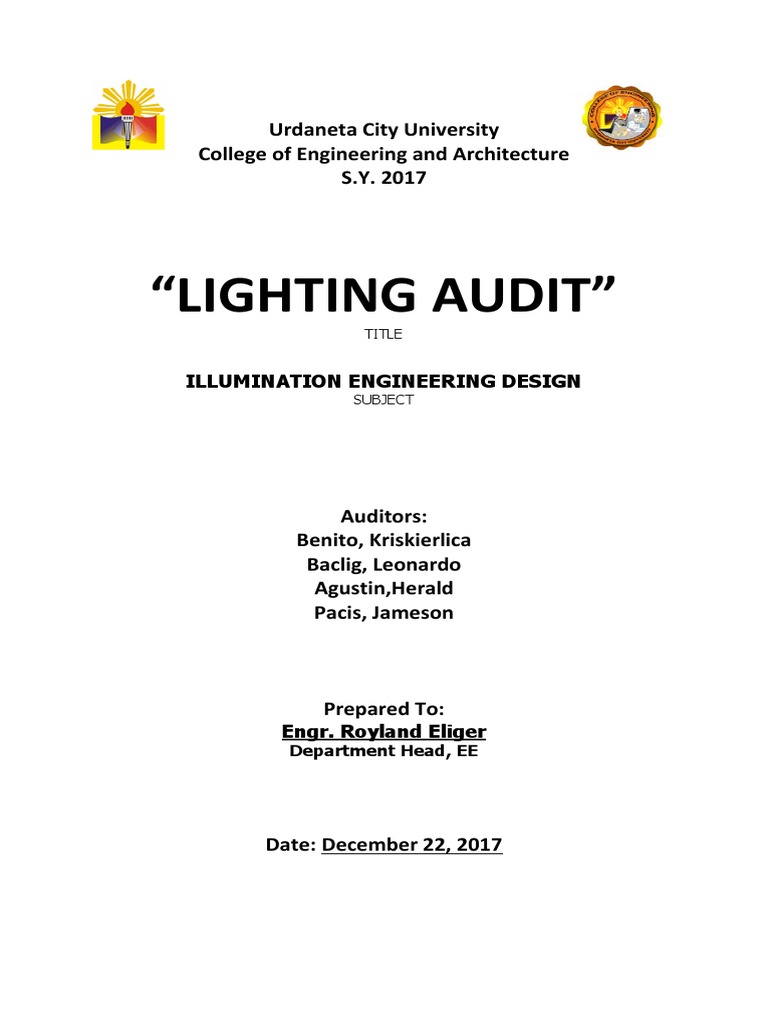 Lighting Audit | PDF | Flashlight | Lighting