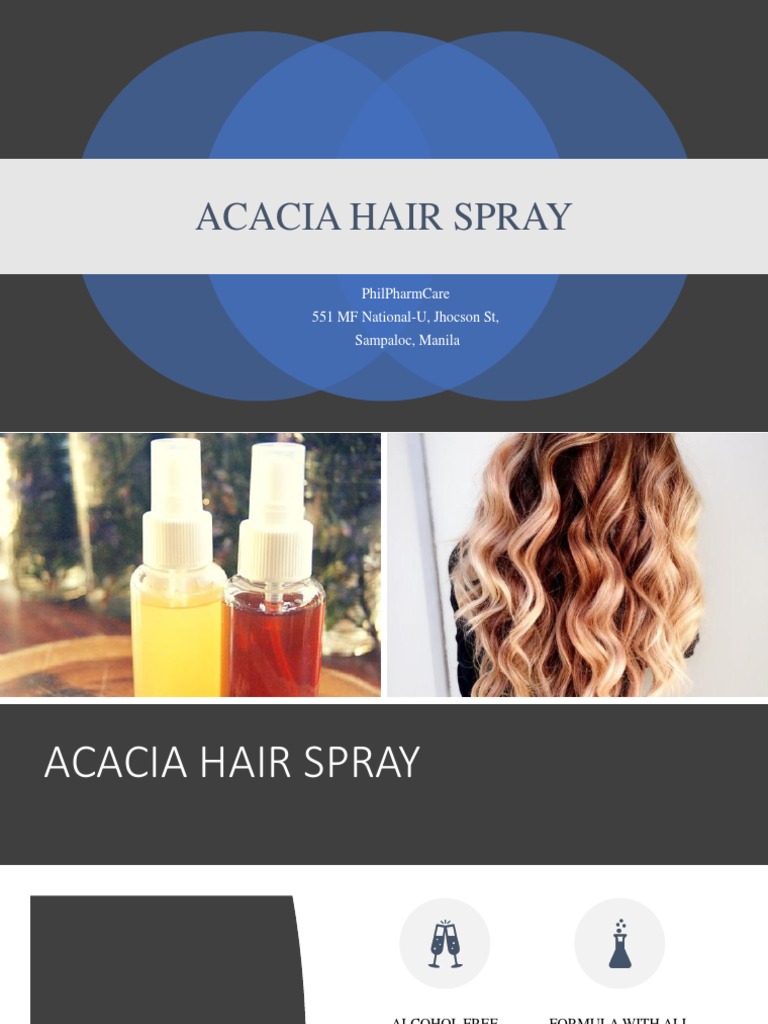 Acacia Hair Spray | PDF | Sodium | Solution
