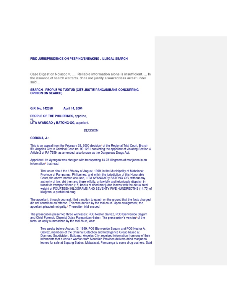 Warrantless Search:Arrest | PDF | Search And Seizure | Search Warrant