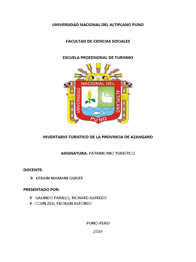 La Provincia de Azángaro Final 2222222 | PDF