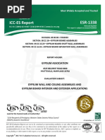 UL U905 2-Hour Fire Rated Wall Assembly | PDF | Mortar (Masonry) | Cement