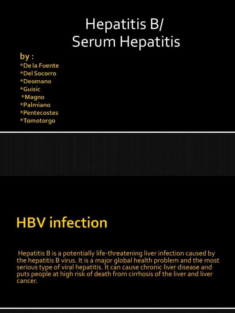 Hepatitis B Viral Infection | PDF | Hepatitis B | Clinical Pathology