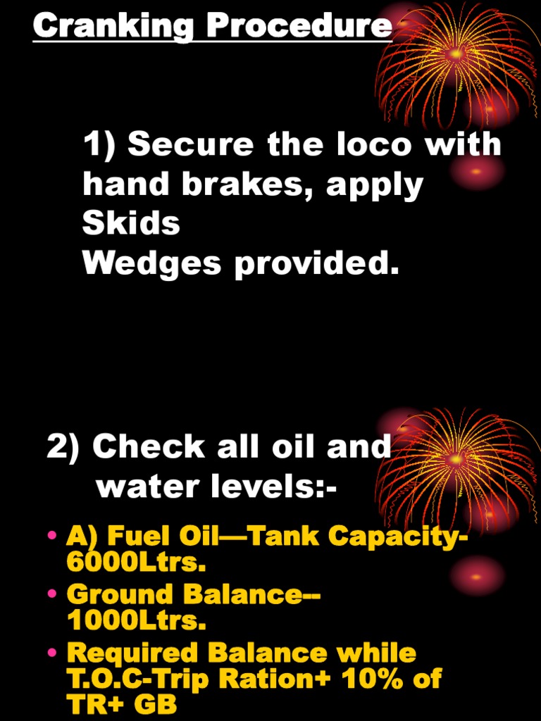 2) Cranking Procedure | PDF | Vehicles | Mechanical Engineering