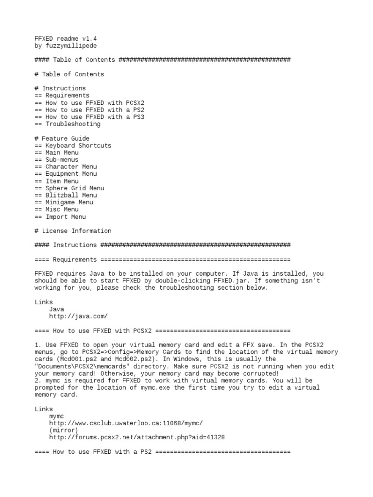 Tutorial FFXED | PDF | Computer File | Menu (Computing)