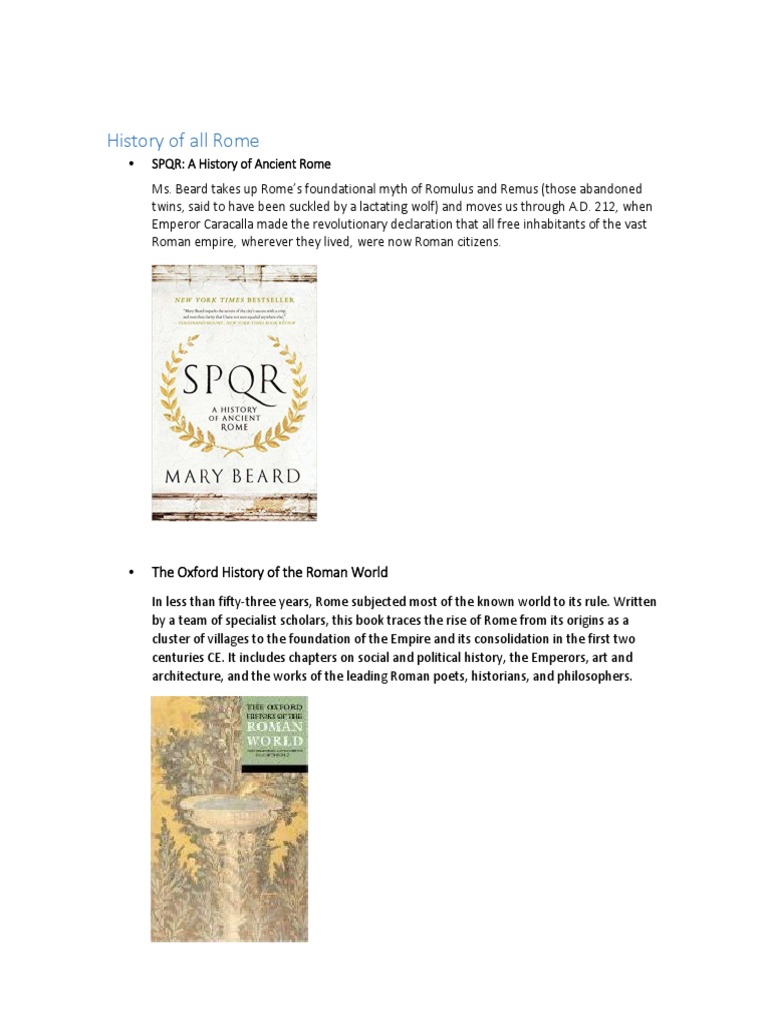 SPQR | PDF | Roman Empire | Ancient Rome